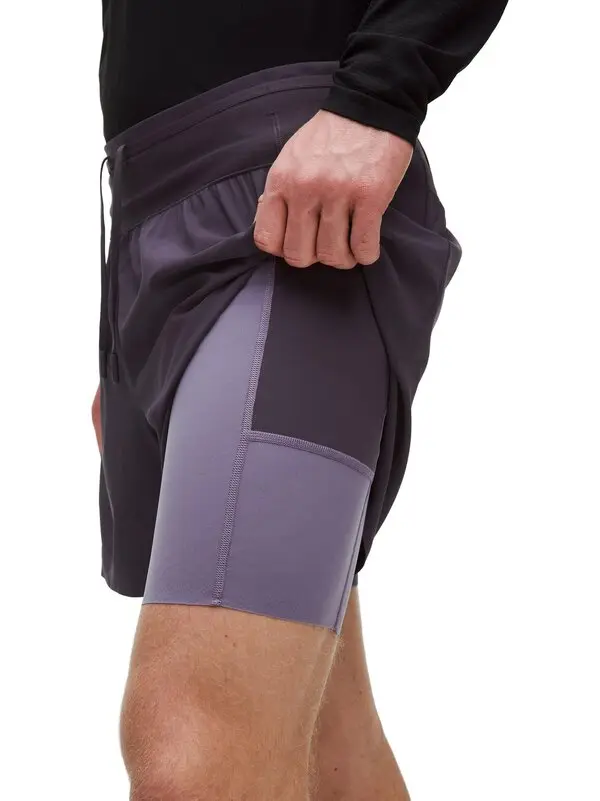 Lululemon Fast And Free Multi-pocket Running Short - Atmospheric Purple