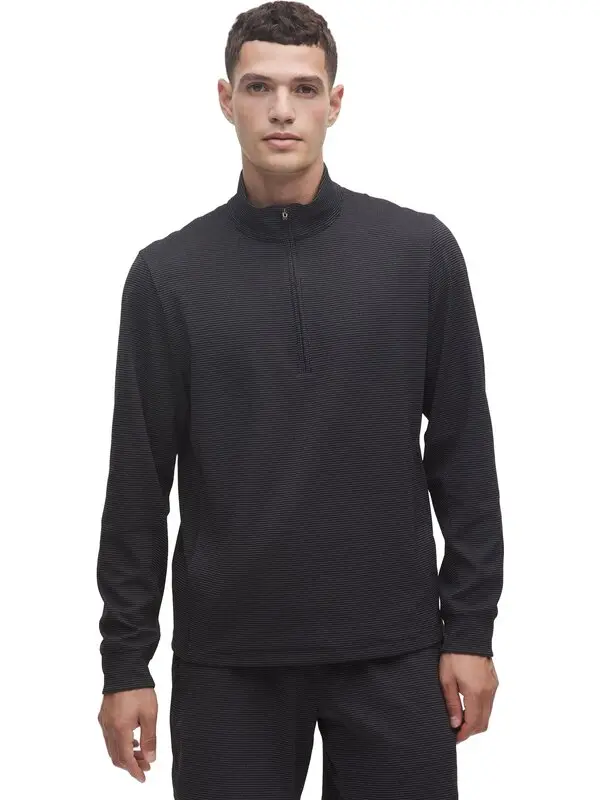 Lululemon Reflective Knit Running Half Zip - White/black