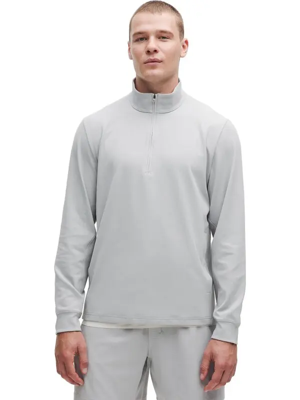 Lululemon Reflective Knit Running Half Zip - White/silver Drop