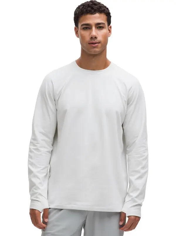 Lululemon Rulu Fleece Crewneck Long-sleeve Shirt - Vapor