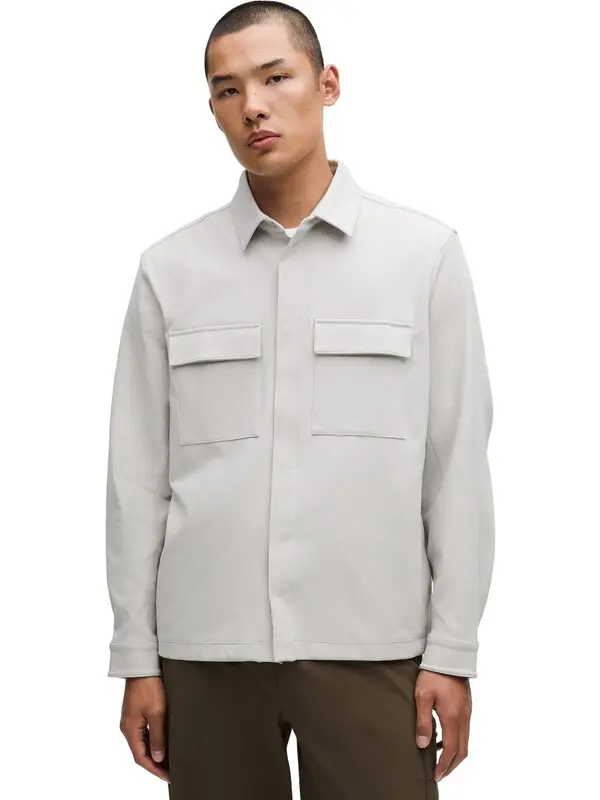Lululemon Sojourn Overshirt - Dove Grey