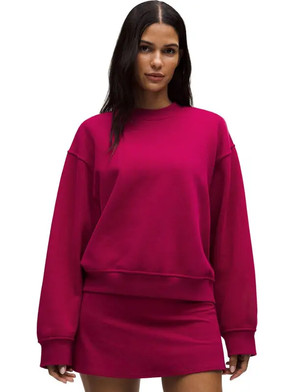 Lululemon Steady State Crewneck - Berry Rumble