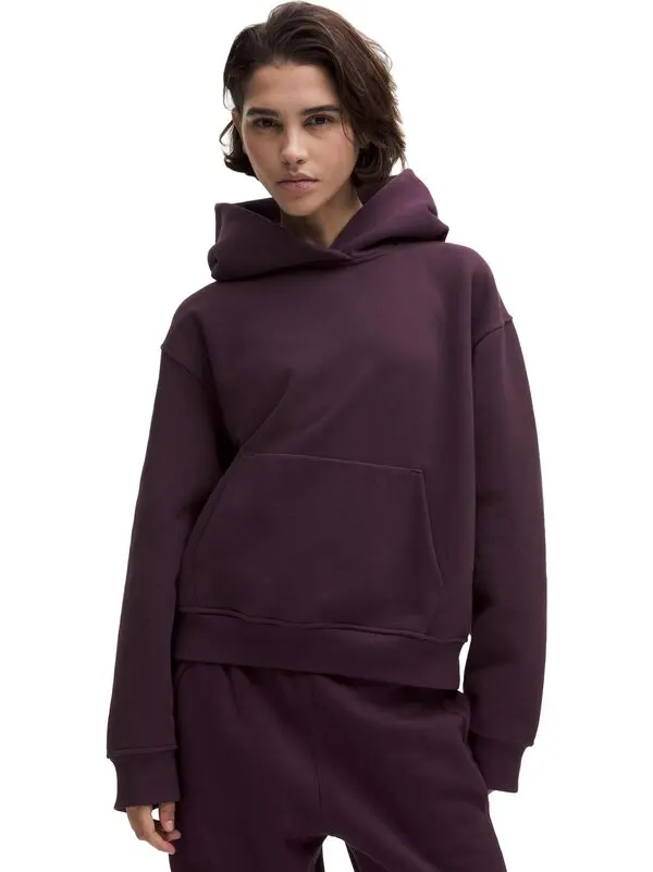 Lululemon Steady State Oversized Hoodie - Black Plum