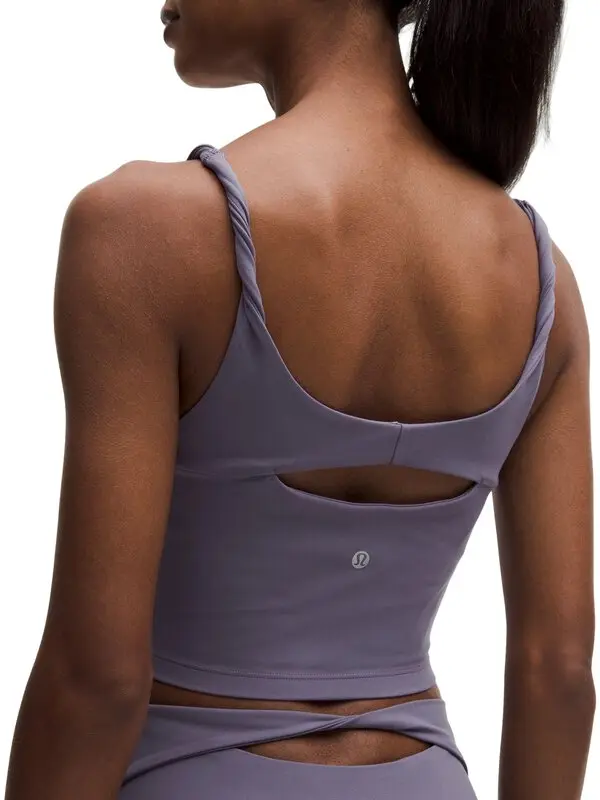 Lululemon Align™ Twist-strap Cropped Tank Top - Grape Mist