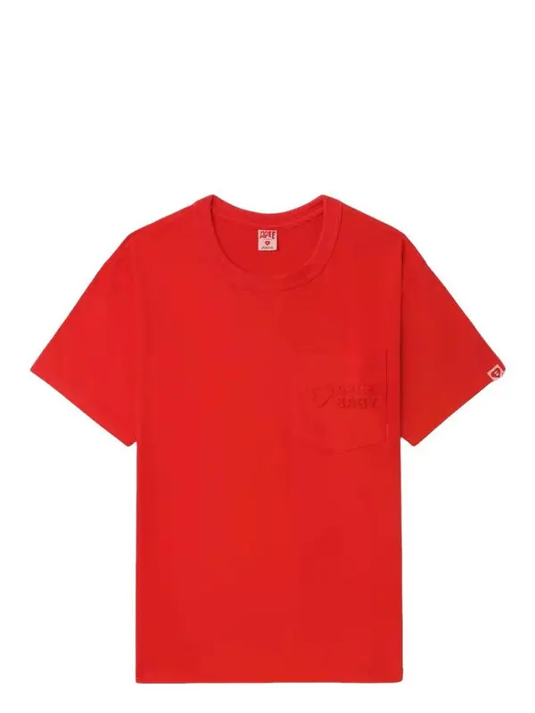 A BATHING APE Chest-pocket T-shirt - Red