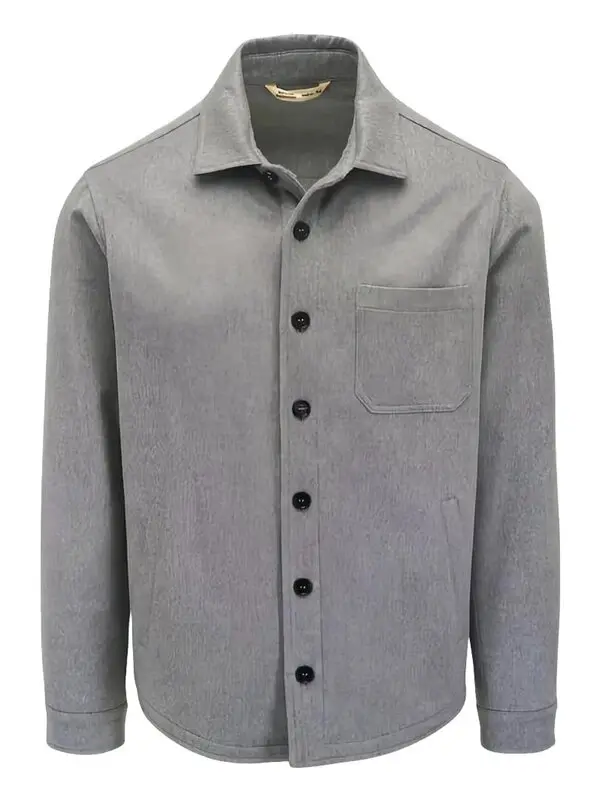 MAURIZIO BALDASSARI Chest-pocket Shirt Jacket - Grey