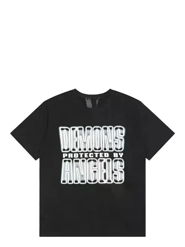 VLONE X Nav Dpba Graphic-print T-shirt - Black
