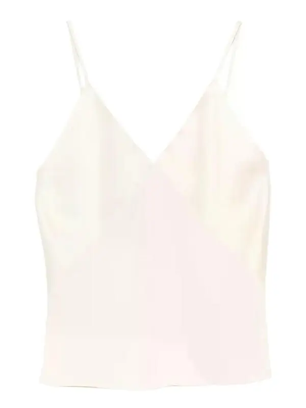 FORTE_FORTE V-neck Top - Neutrals