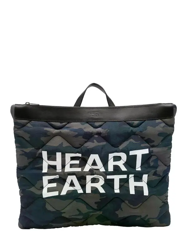 PORTS V Camouflage-print Backpack - Blue