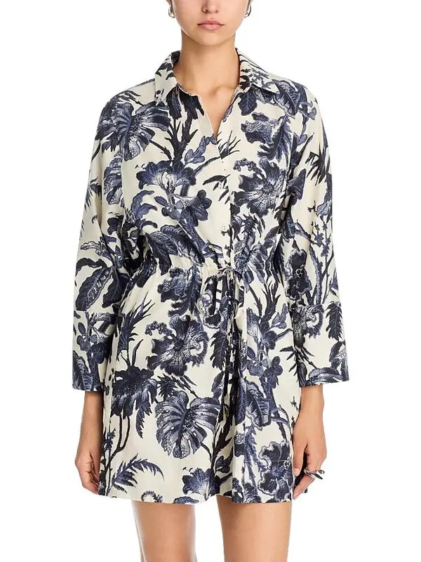 Cara Cara Henry Dress - Fauna Floral