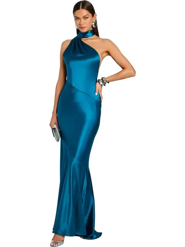 Retrofete Kelsa Maxi Dress - Teal