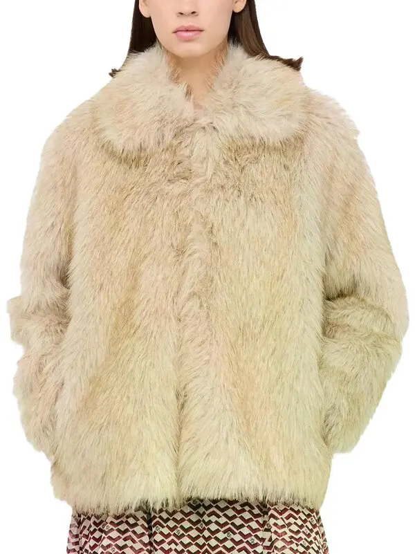 Liu Jo Collared Coat - Neutrals