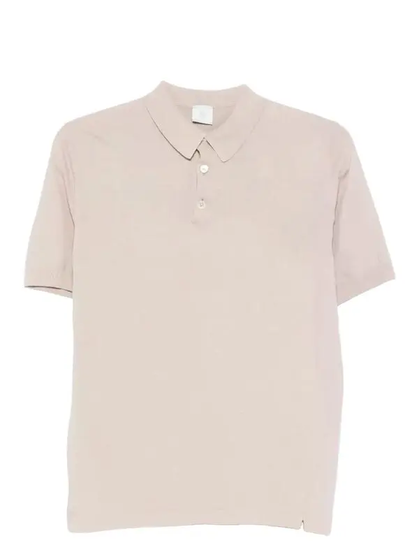 Eleventy Buttonred Polo Shirt - Neutrals