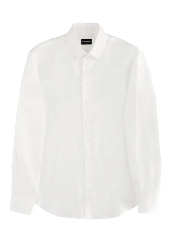 Giorgio Armani Linen Shirt - White
