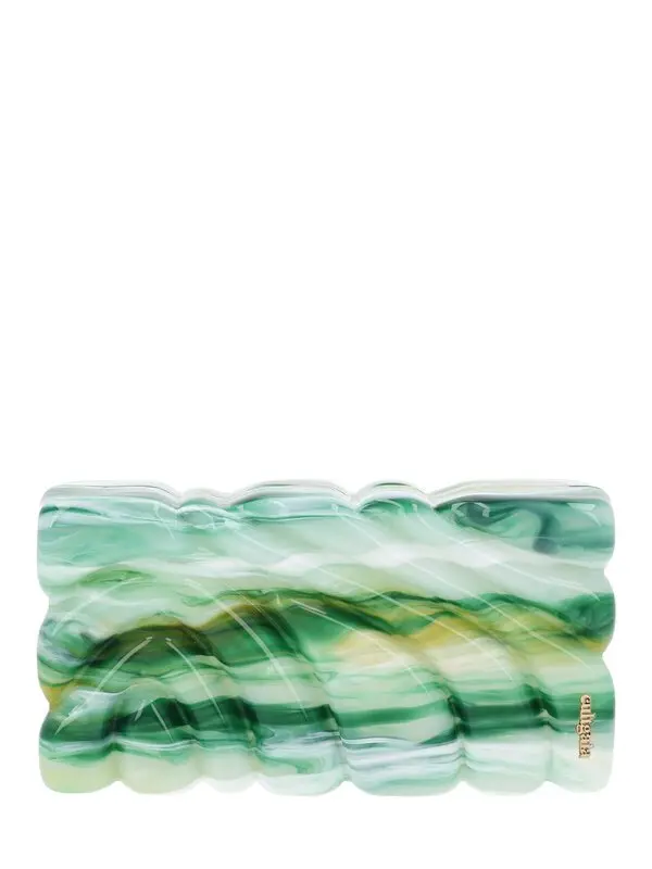 Cult Gaia Aura Clutch - Green