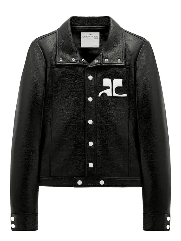 COURREGES Vinyl Jacket Reedition - Black