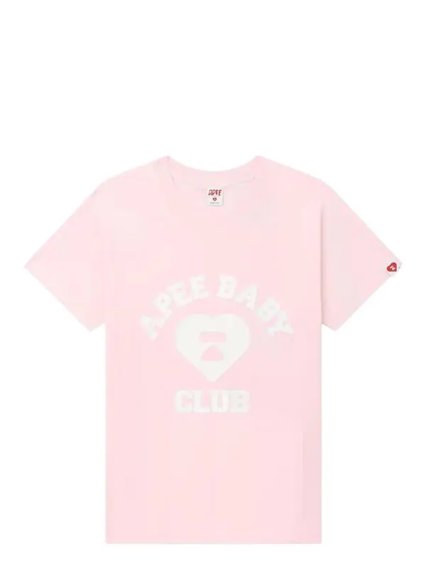 A BATHING APE Printed T-shirt - Pink
