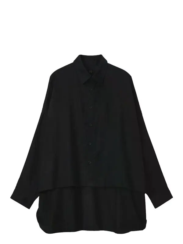 Y’s High-low Shirt - Black