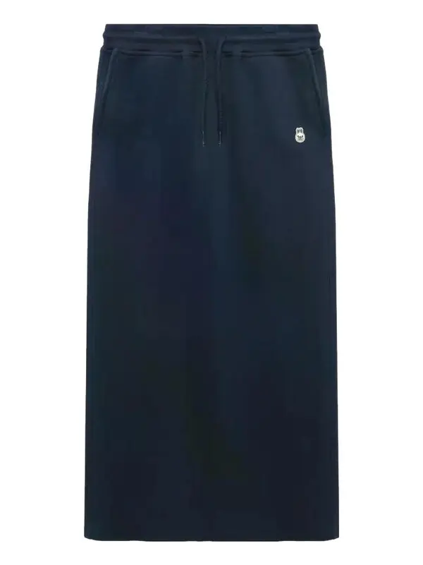 A BATHING APE Drawstring Patch Skirt - Blue