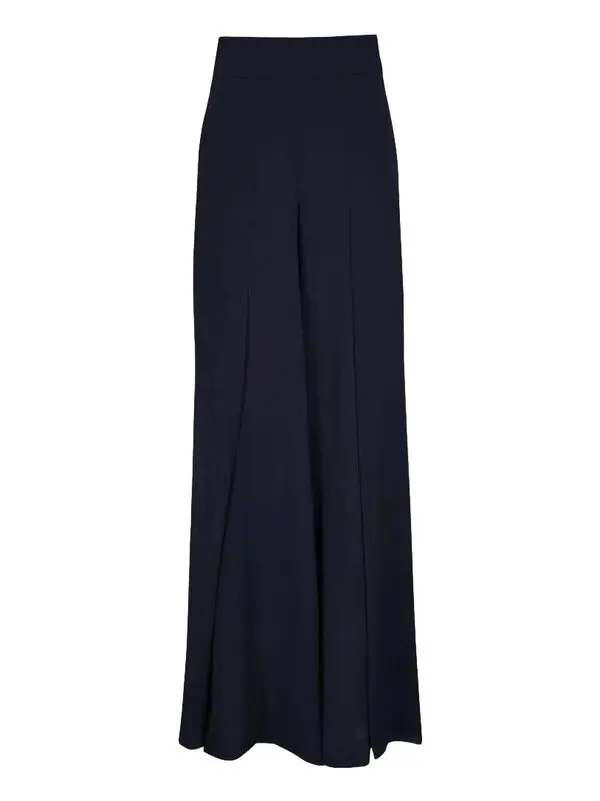 Akris Silk Trousers - Blue