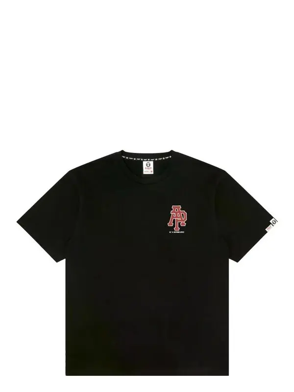 AAPE BY *A BATHING APE® Logo-print T-shirt - Black