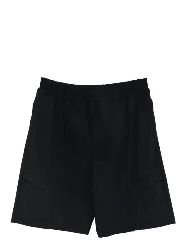 Eleventy Elastic-waistband Shorts - Black