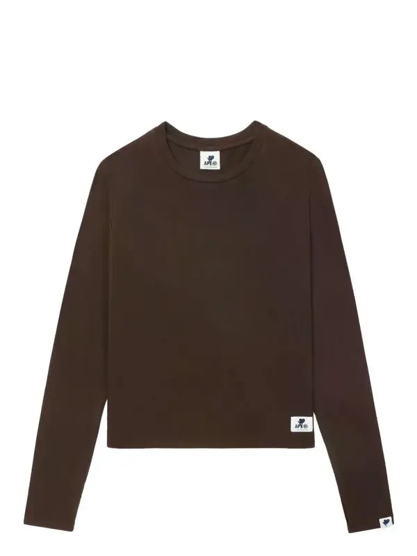 A BATHING APE Long-sleeve T-shirt - Brown