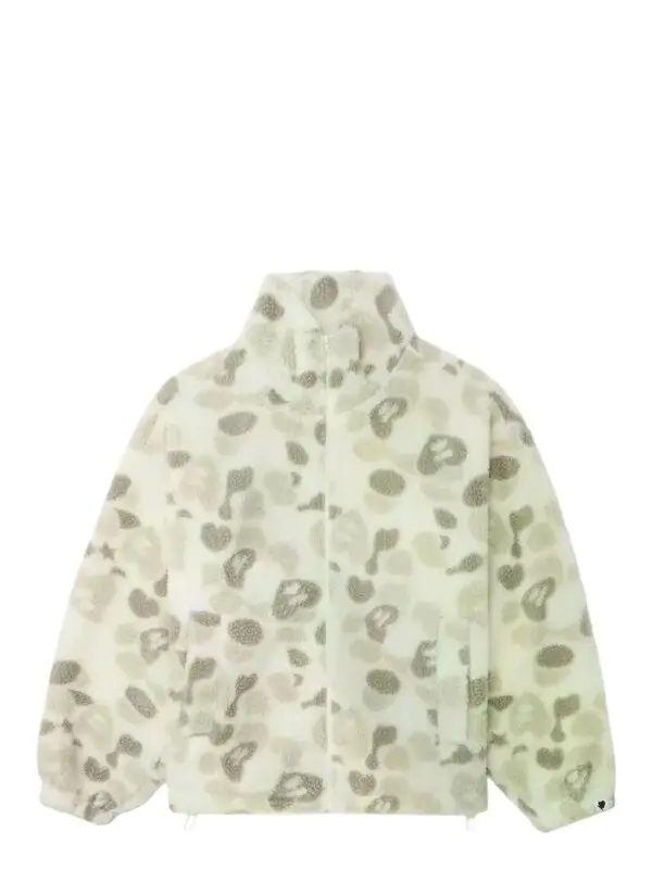 APEE™ BY *A BATHING APE® Printed Zip-up Fleece Jacket - Neutrals