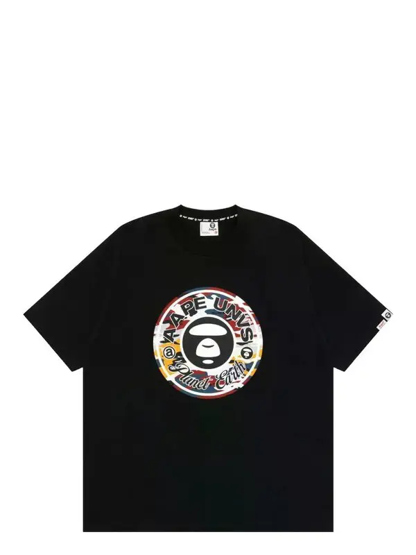 AAPE BY *A BATHING APE® Aape Graphic T-shirt - Black