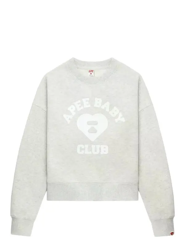 A BATHING APE Logo Sweater - Grey