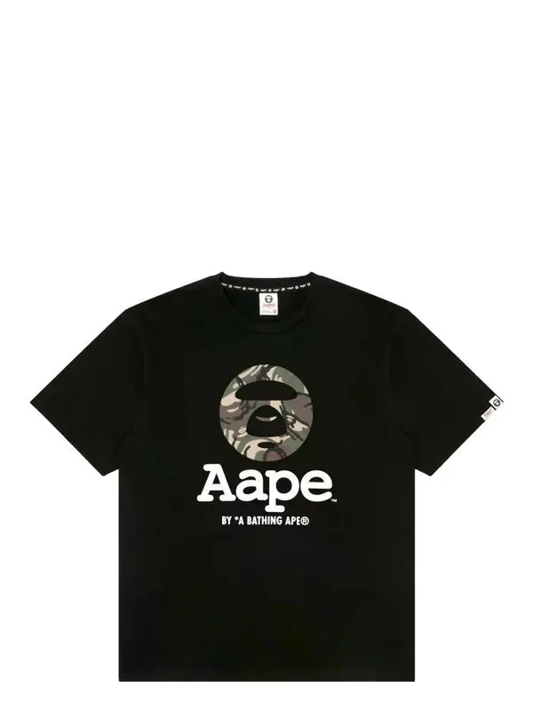 AAPE BY *A BATHING APE® Cotton T-shirt - Black