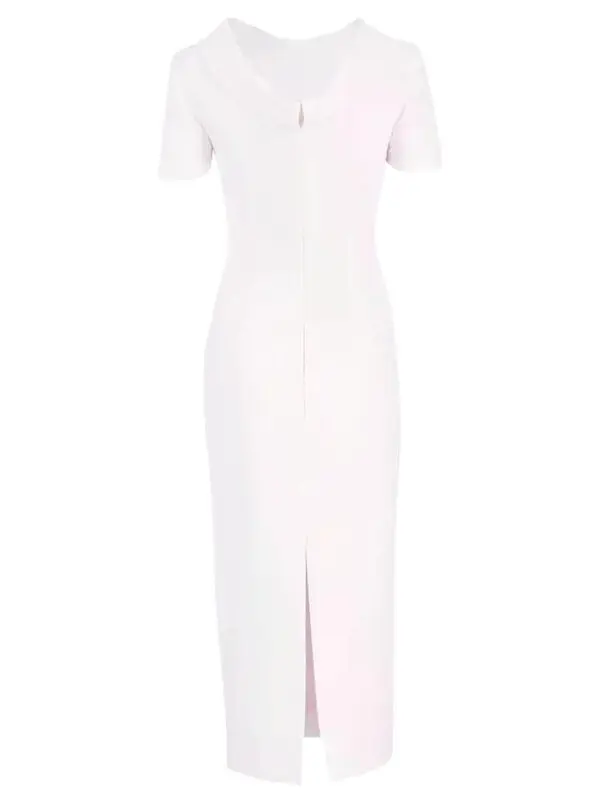 Roland Mouret Crepe Midi Dress - Neutrals