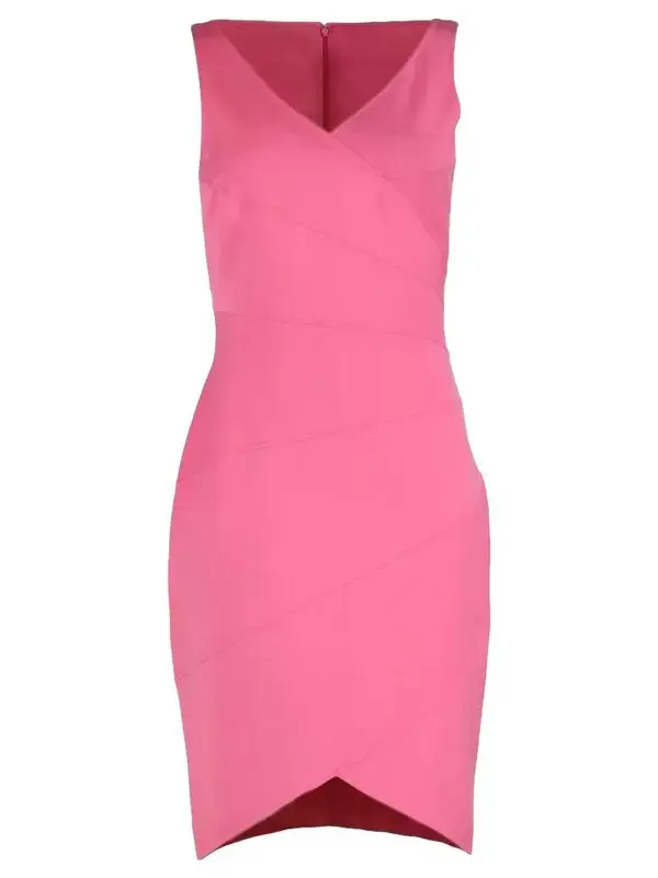 Michael Kors Vintage V-neck Dress - Pink