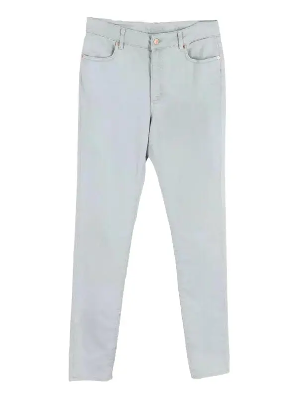 Escada Straight-leg Cotton Trousers - Grey