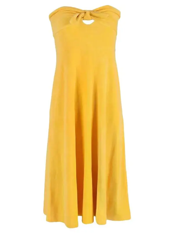 Zimmermann Jeannie Tie-front Midi Dress - Yellow