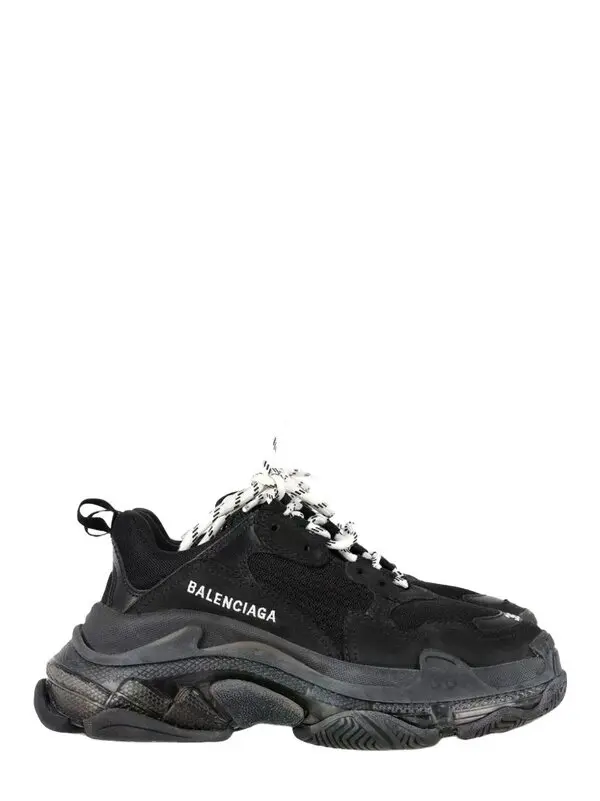 Balenciaga Triple S Double Foam Sneakers - Black