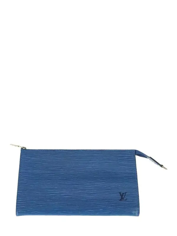 LOUIS VUITTON Pi Leather Clutch - Blue