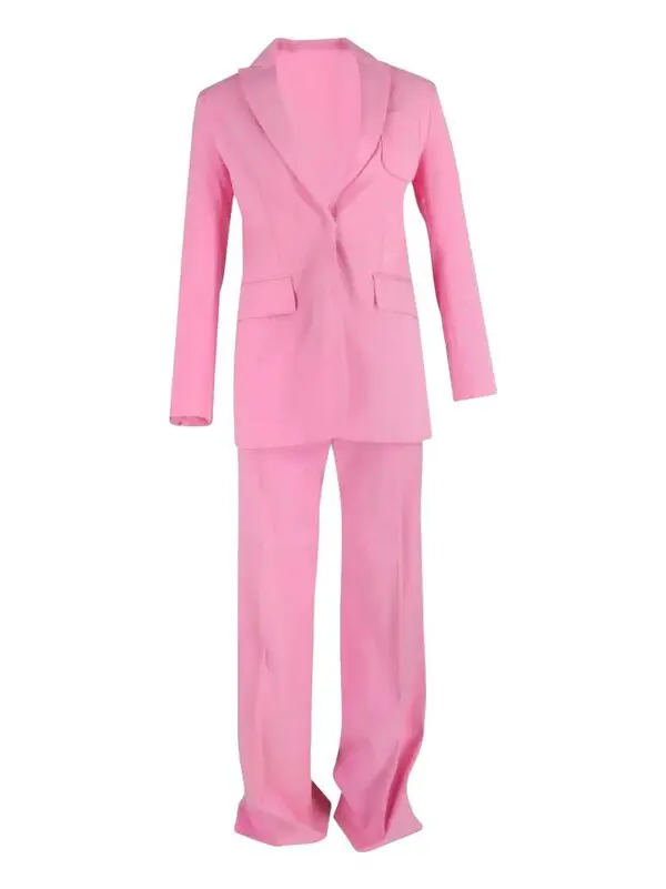 JOSEPH Single-breasted Wool Suit - Pink