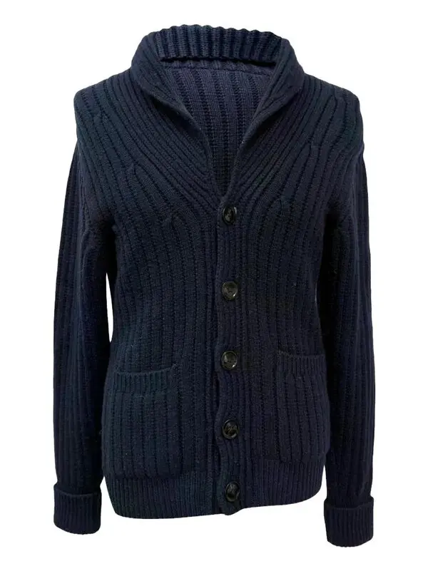 TOM FORD Shawl-collar Cardigan - Blue