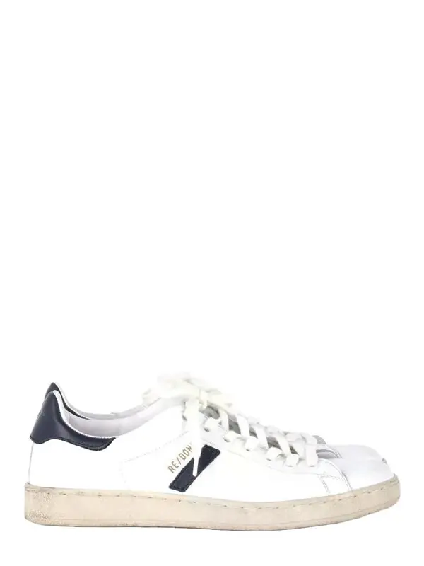 RE/DONE Leather Sneakers - White