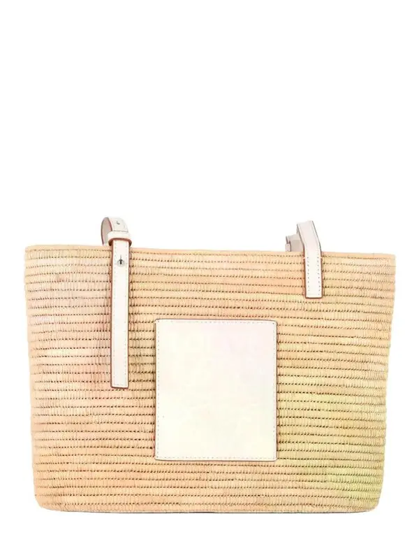 Loewe Square Raffia Basket Tote - Neutrals