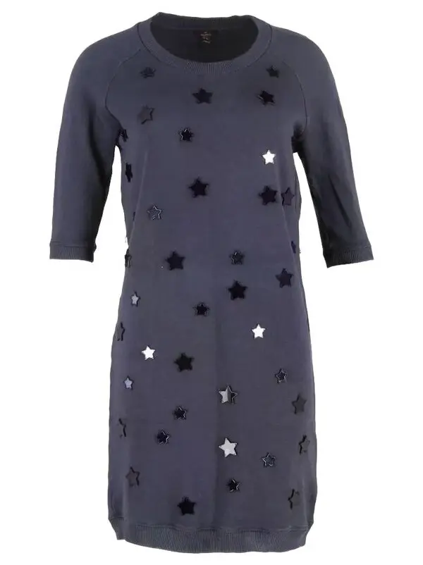 Mulberry Star-embellished Mini Dress - Blue