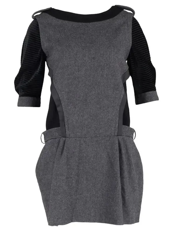 Vanessa Bruno Layered Mini Dress - Grey