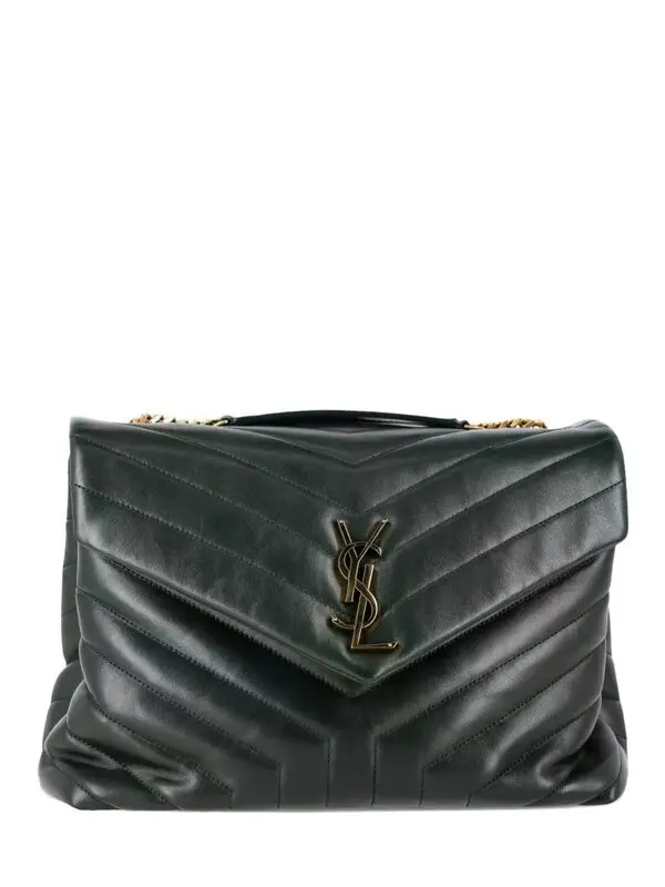 Saint Laurent Medium Loulou Shoulder Bag - Green