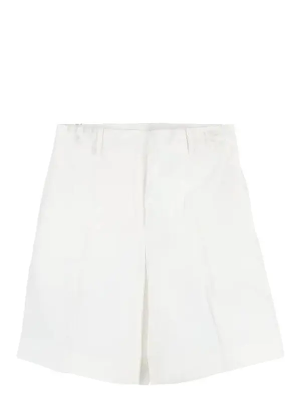 JIL SANDER Cotton Side-pocket Shorts - White