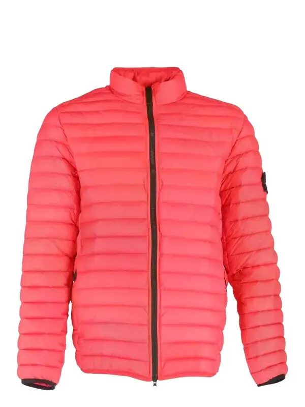 Stone Island Hooded Puffer Jacket - Red