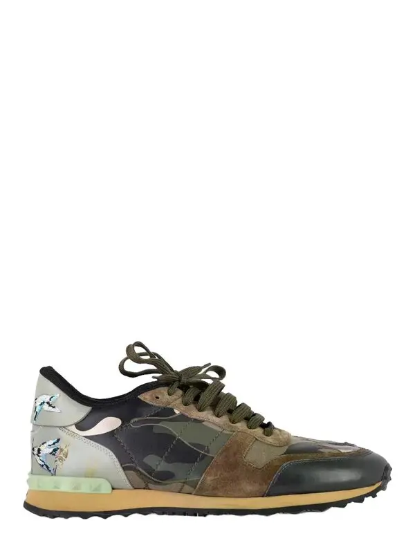 Valentino Garavani Rockrunner Sneakers - Green