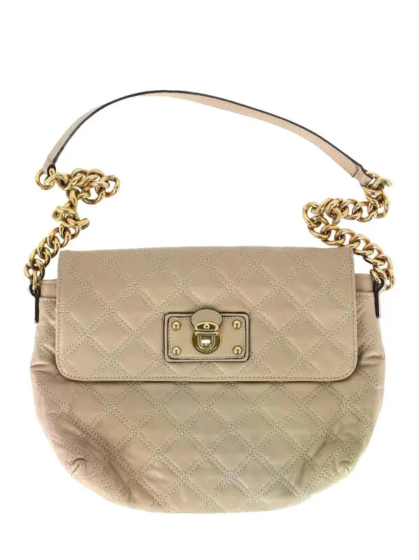 Marc Jacobs Quilted Leather Crossbody Bag - Neutrals