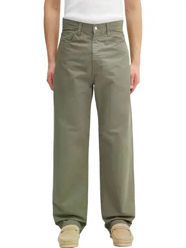 Carhartt Work In Progress Logo-patch Trousers - Green