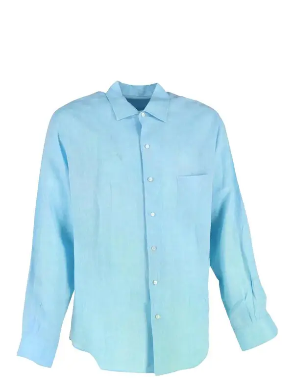 Loro Piana Andre Long-sleeve Shirt - Blue